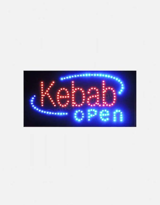 kebab-open-led-sign | Sydney LED Signs