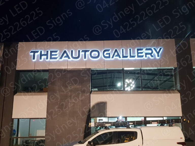 3D LED Illuminated Letter Signs In/Outdoor |Sydney LED Signs